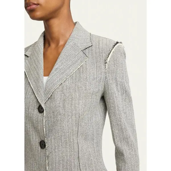 Proenza Schouler Lorenza Deconstructed Static Suiting Jacket