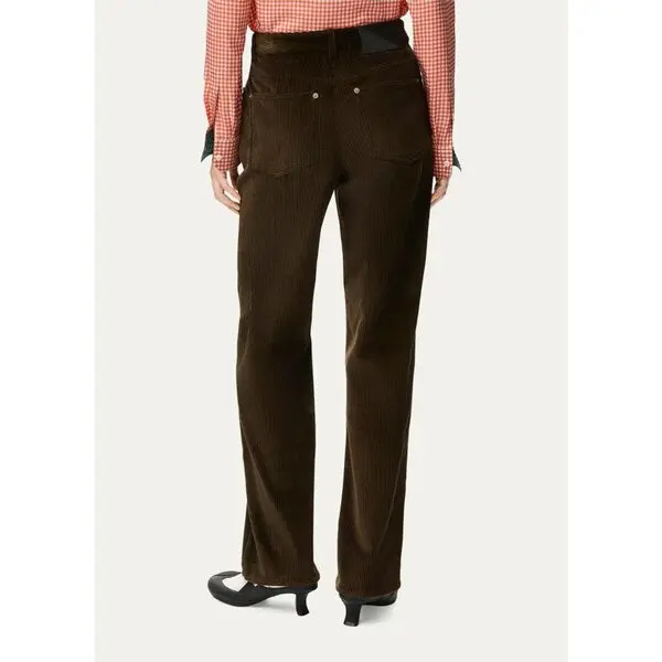 Loewe Mid-rise Corduroy Straight-leg Trousers