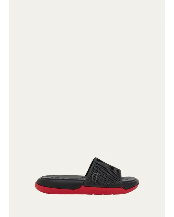CHRISTIAN LOUBOUTIN Easy Breezy Rubber Slides