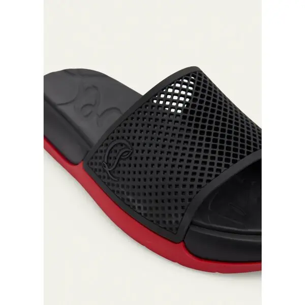 CHRISTIAN LOUBOUTIN Easy Breezy Rubber Slides