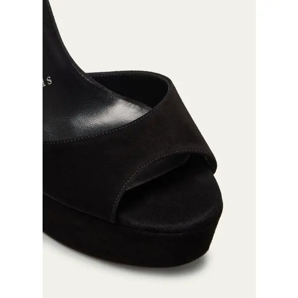 CHRISTIAN LOUBOUTIN 130mm Sandaloo Suede Platform Sandals