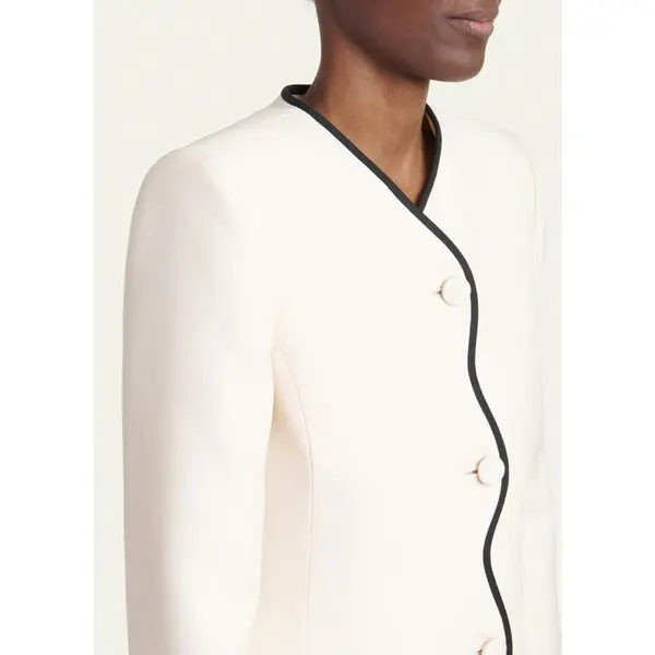 Valentino Garavani Wave Trim Minidress