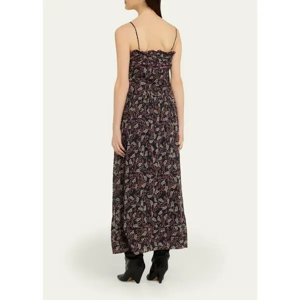 Isabel Marant Étoile Demy Floral Cotton Slipdress