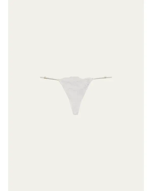 Kiki De Montparnasse Voltaire Scrollwork Lace G-string