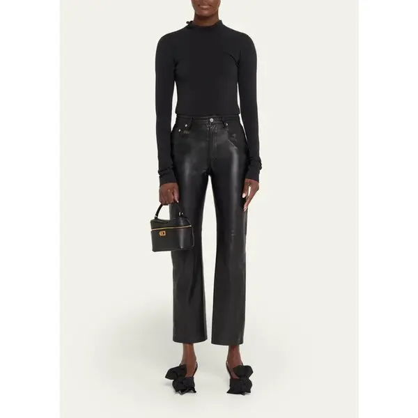 Balenciaga Rodeo Leather Vanity Top-handle Bag