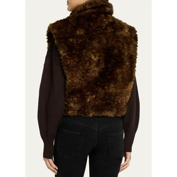Isabel Marant Étoile Jocya Plush Vest - Brown