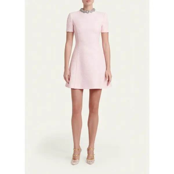Valentino Garavani Embellished Gancini Minidress
