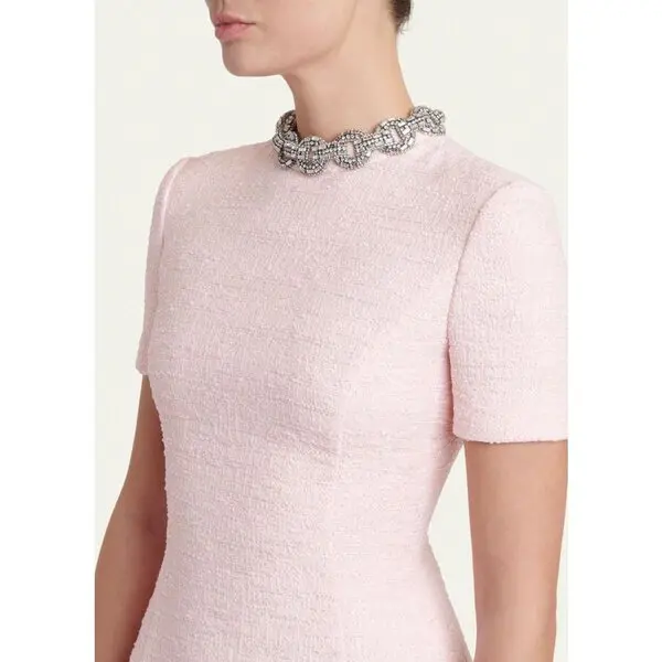 Valentino Garavani Embellished Gancini Minidress