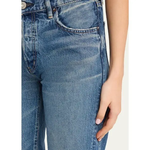 Moussy Vintage Wide-leg Paneled Jeans