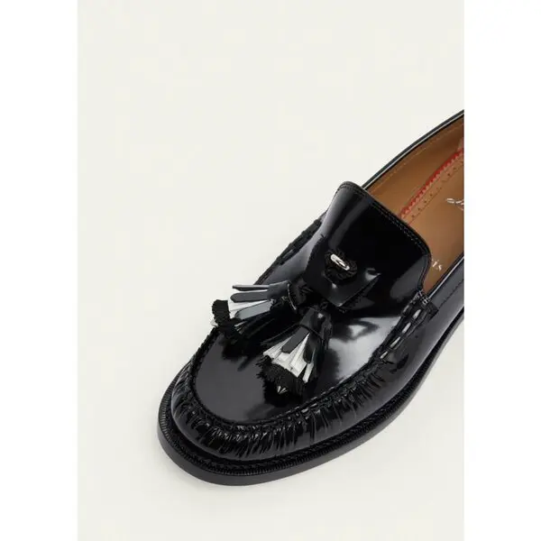 CHRISTIAN LOUBOUTIN Orlando Leather Tassel Penny Loafers