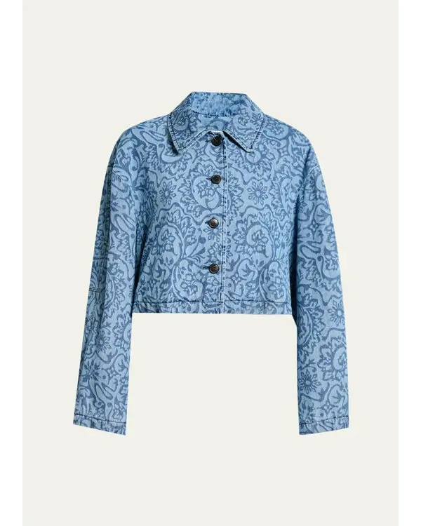 Dries Van Noten Vondero Denim Jacket - Blue