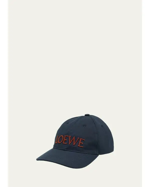 Loewe X Paula's Ibiza Embroidered Canvas Cap