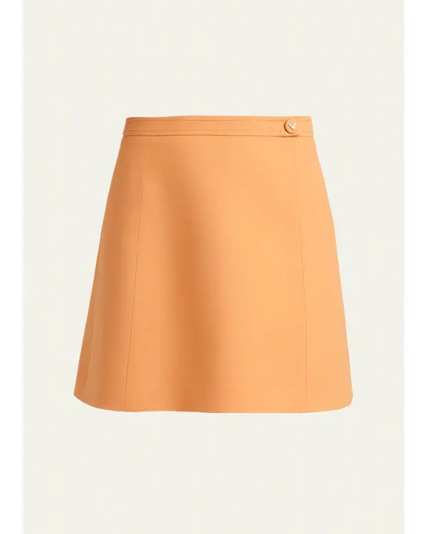 Valentino Garavani Virgin Wool Mini Skirt