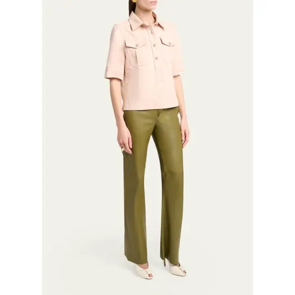 Chloé 95mm Suzie Knotted Leather Mules