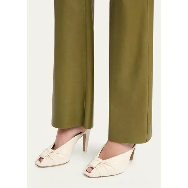 Chloé 95mm Suzie Knotted Leather Mules