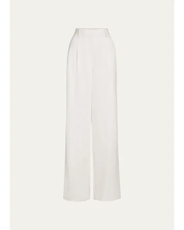 TWP Hudson St Pants In Coated Viscose Linen
