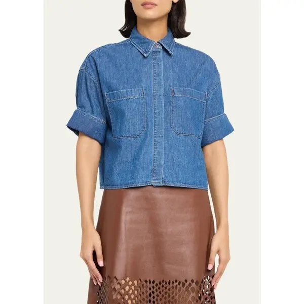 TWP My Newest Mistake Shirt In Denim