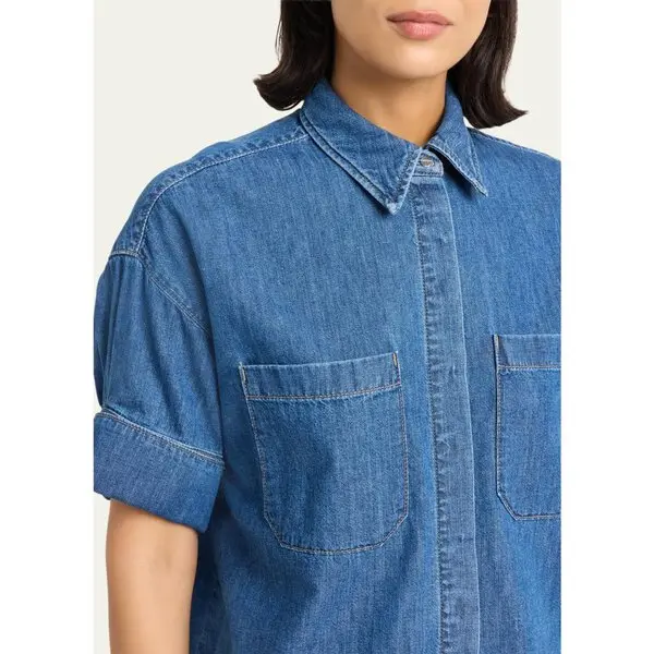 TWP My Newest Mistake Shirt In Denim
