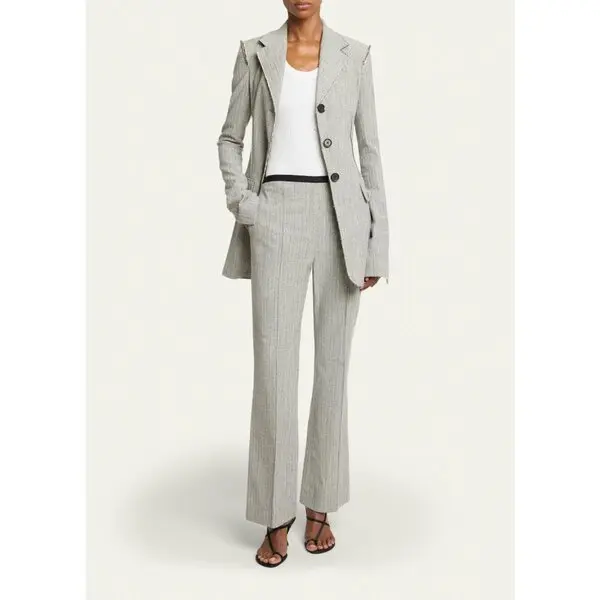 Proenza Schouler Lorenza Static Suiting Flare Pants