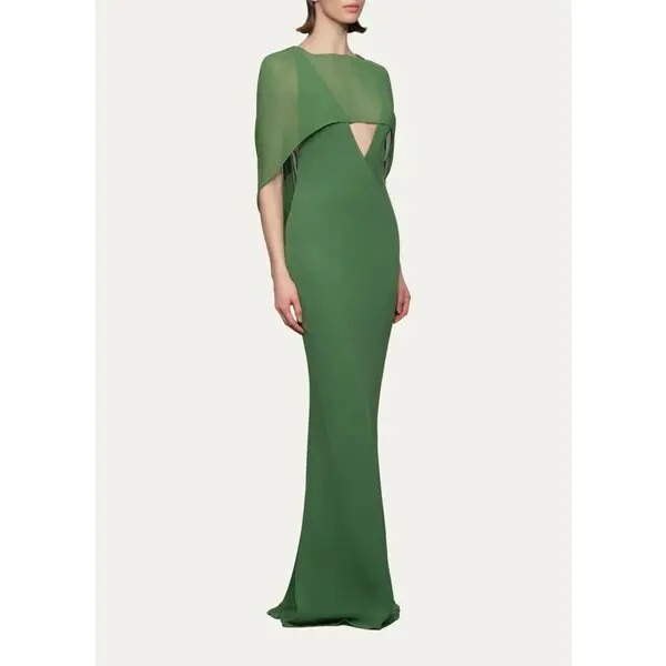 ET OCHS Reese Draped Cutout Mermaid Gown