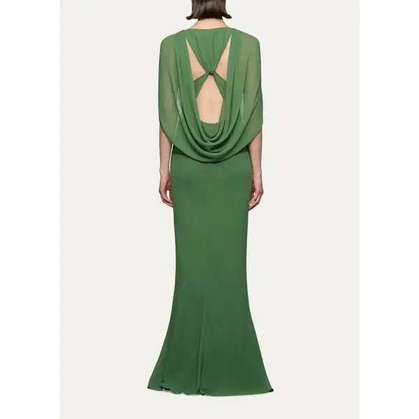 ET OCHS Reese Draped Cutout Mermaid Gown