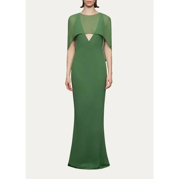ET OCHS Reese Draped Cutout Mermaid Gown