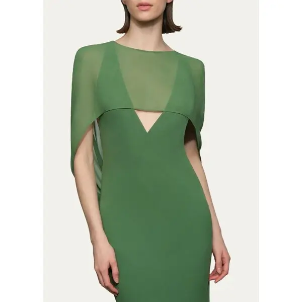 ET OCHS Reese Draped Cutout Mermaid Gown