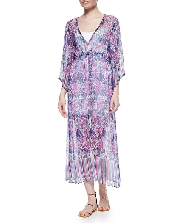 Simkhai Aveil Embroidered Organza Mini Dress