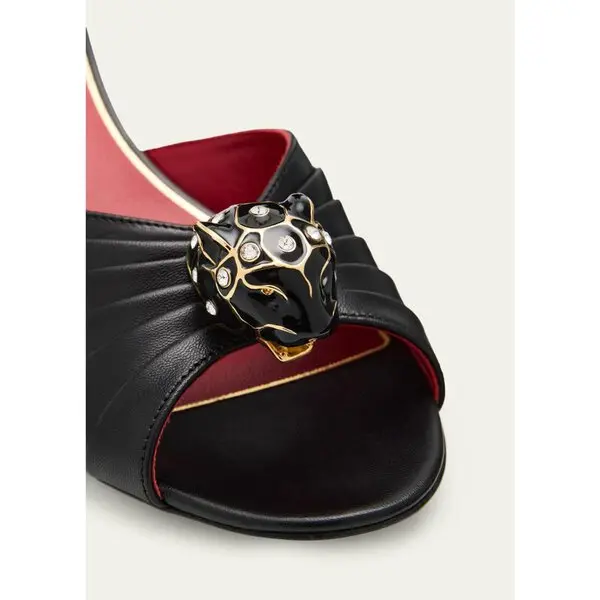 Valentino Garavani 55mm Pas De Chat Leather Mules