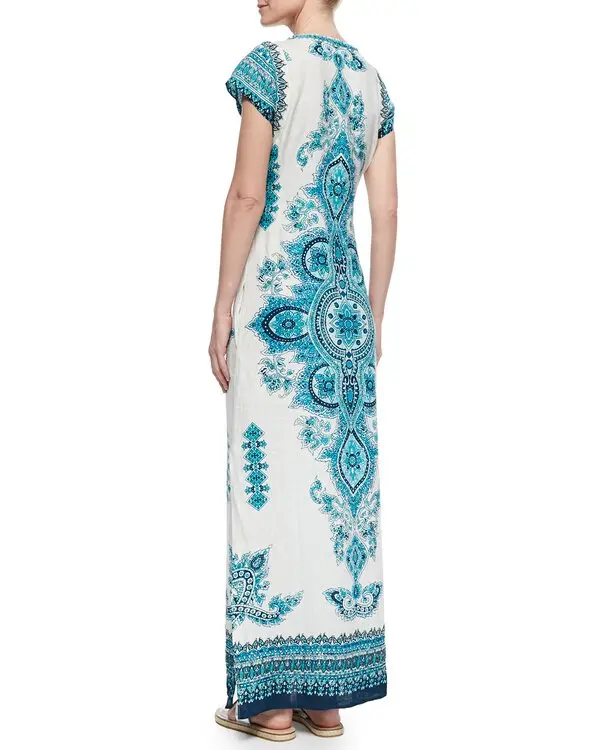 Simkhai Mira Cotton Faille Lace Midi Dress