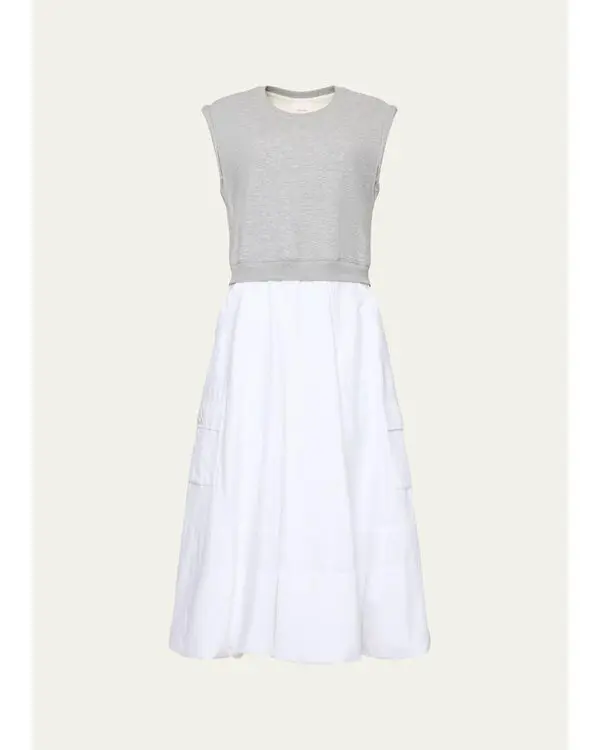 Cinq À Sept Susie Denim Sailor Shorts - Heather Gray