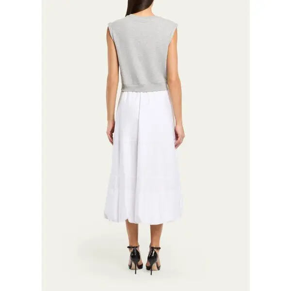 Cinq À Sept Susie Denim Sailor Shorts - Heather Gray