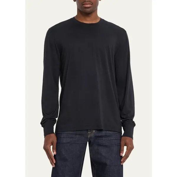 TOM FORD Lyocell And Cotton Long-sleeve T-shirt