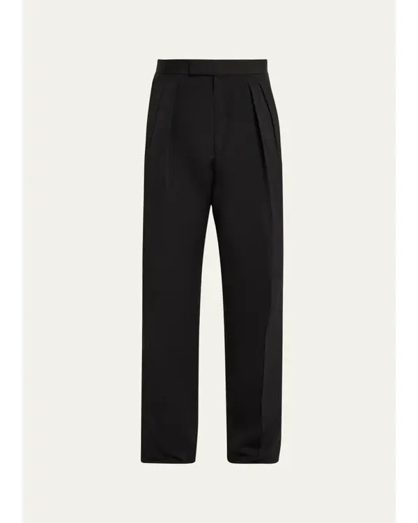 TOM FORD Straight-leg Double-pleated Trousers