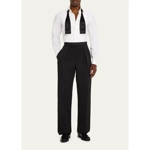 TOM FORD Straight-leg Double-pleated Trousers