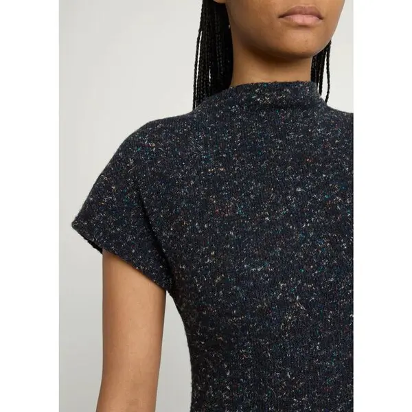 Proenza Schouler Abie Donegal-effect Knit Wool Maxi Dress