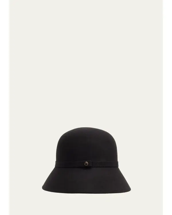 Valentino Garavani Vlogo Signature Cloche Hat