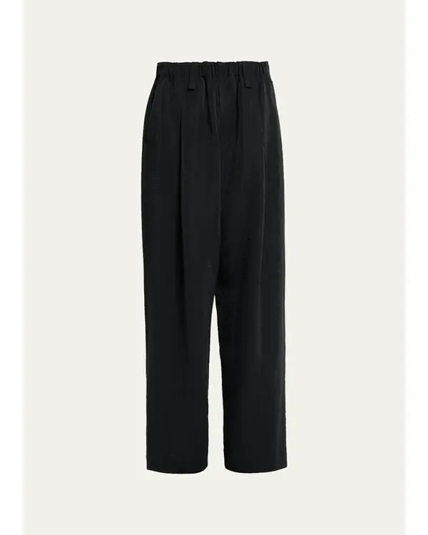 Issey Miyake Opacity Wide-leg Pull-on Pants