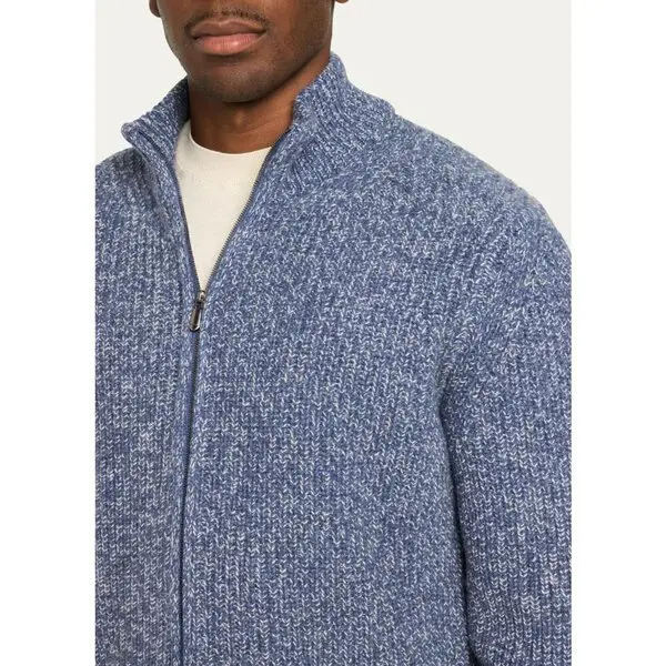 Cesare Attolini Mouline Cashmere Cardigan