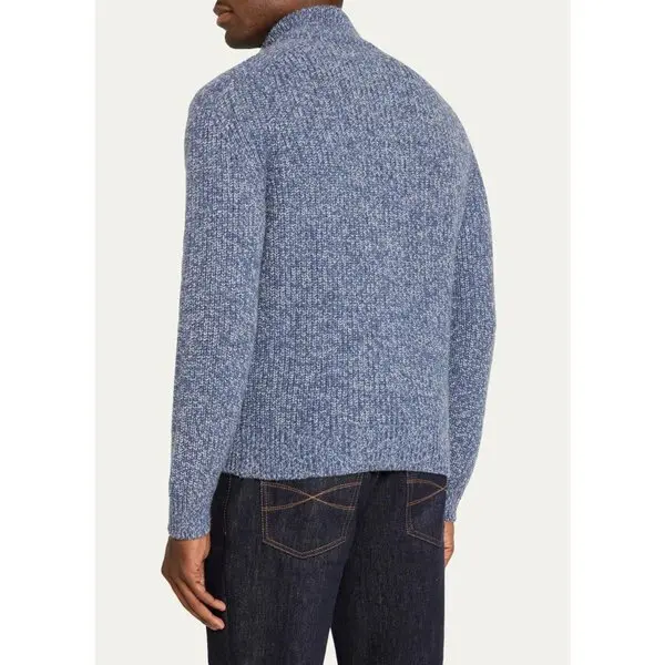 Cesare Attolini Mouline Cashmere Cardigan