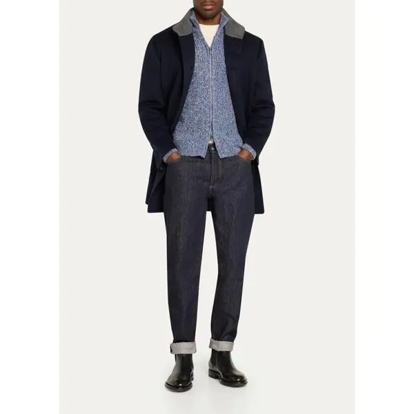 Cesare Attolini Mouline Cashmere Cardigan
