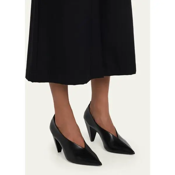 Loewe 45mm Origami Cubic Leather Pumps