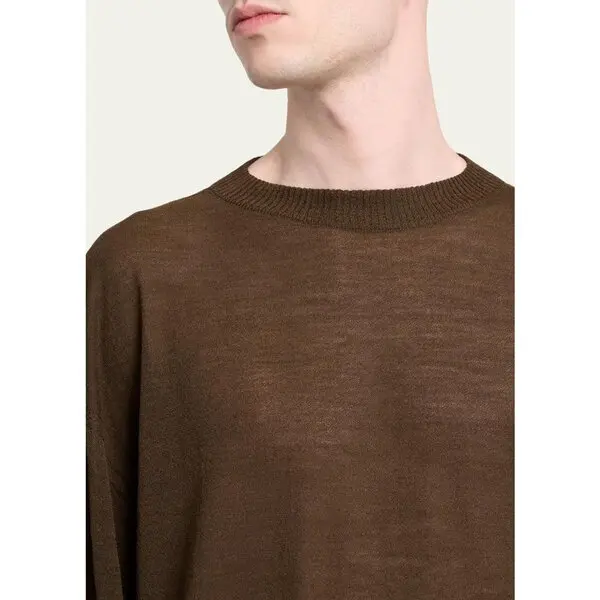 Issey Miyake Nylon-blend Crewneck Sweater
