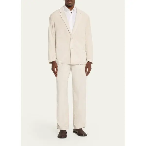 Issey Miyake Pigt Cotton Single-breasted Sport Coat