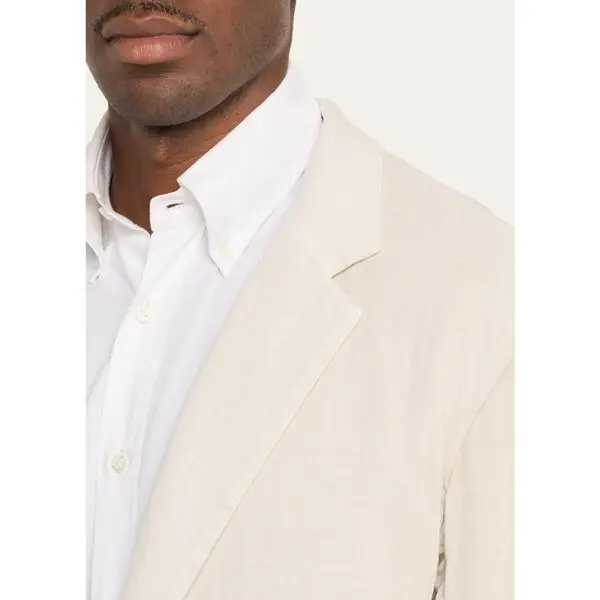 Issey Miyake Pigt Cotton Single-breasted Sport Coat