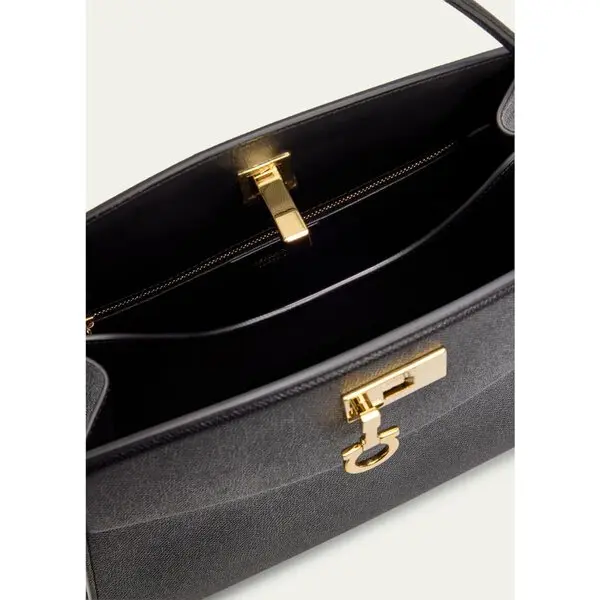 FERRAGAMO New Studio Box Medium Top Handle Bag