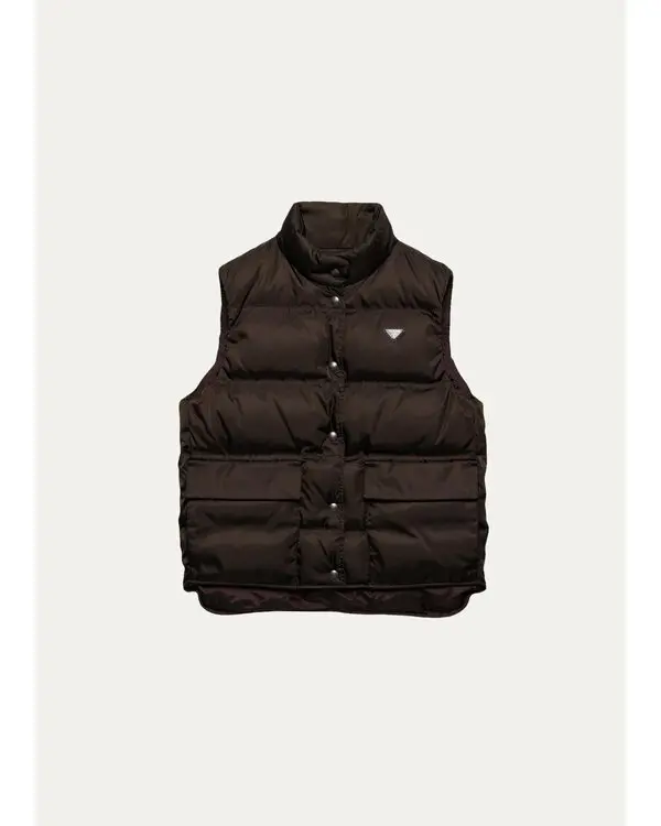 Prada Flap-pocket Quilted Vest