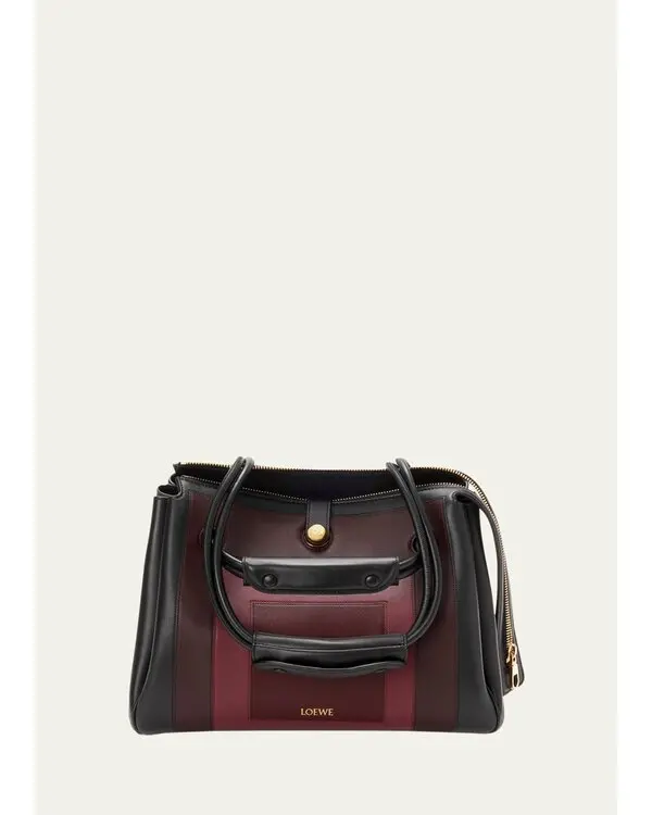 Loewe X Albers Madrid Medium Shoulder Bag In Supple Calfskin