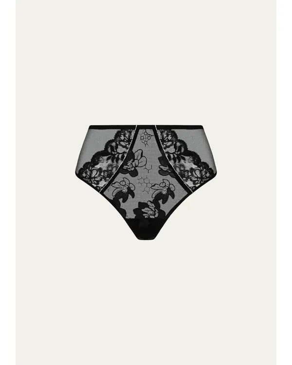 Lise Charmel Cuir Sexy Couture Tulle Sexy Boyshorts