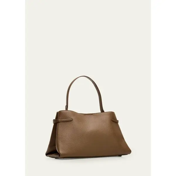 Brunello Cucinelli Essence Grain Leather Top-handle Bag